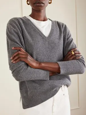 LA LIGNE Cashmere V-neck Sweater