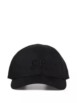 C.P. COMPANY Logo-embroidered Baseball Cap - Black
