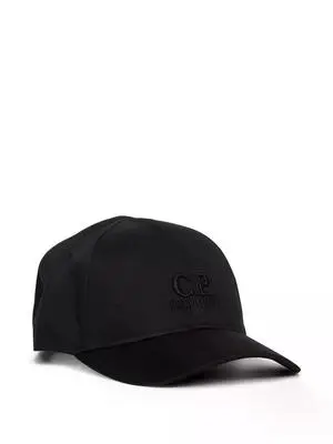 C.P. COMPANY Logo-embroidered Baseball Cap - Black