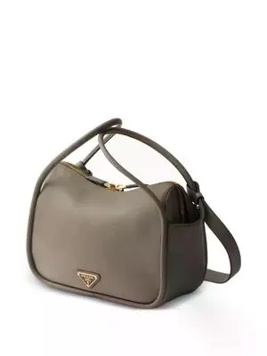 Prada Darling Leather Tote Bag - Grey
