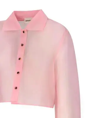 Khaite Jasen Cropped Shirt