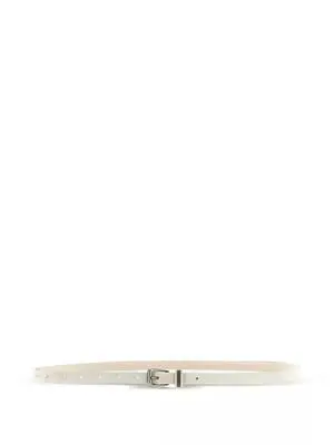 Brunello Cucinelli Shiny-loop Suede Belt - Neutrals