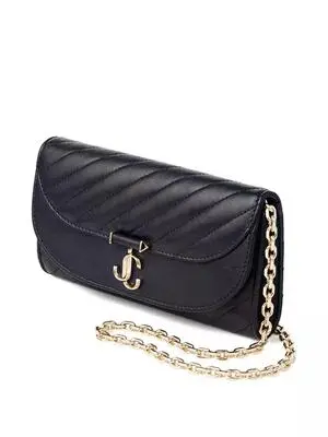 JIMMY CHOO Avenue Curve Quilted Shoulder Bag