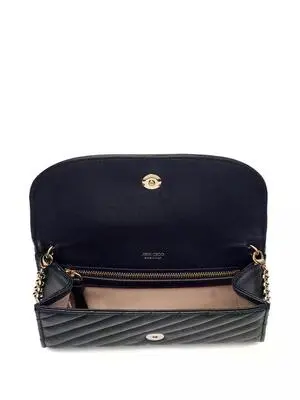 JIMMY CHOO Avenue Curve Quilted Shoulder Bag