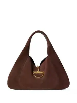 Gucci Softbit Suede Shoulder Bag