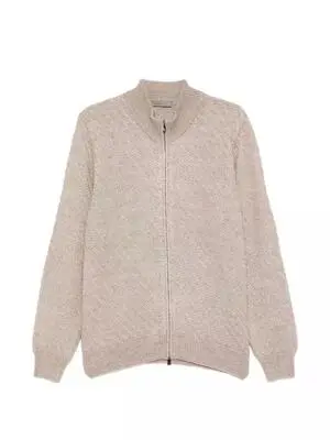 Corneliani Knitted Zip Cardigan