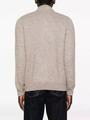 Corneliani Knitted Zip Cardigan