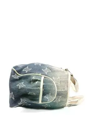 Celine 2000s Macadam Boogie Handbag - Blue