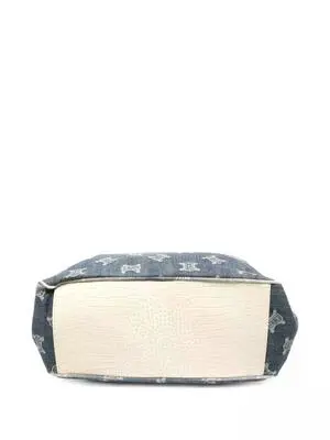 Celine 2000s Macadam Boogie Handbag - Blue