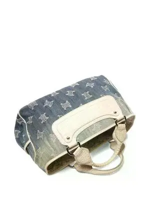 Celine 2000s Macadam Boogie Handbag - Blue