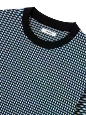 STUDIO TOMBOY Striped Long-sleeves Top - Green