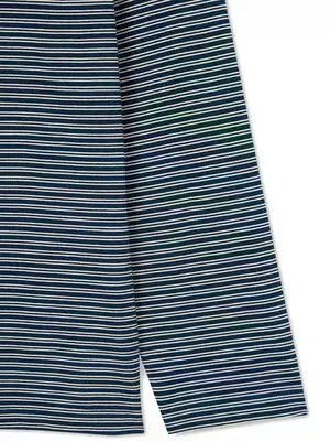 STUDIO TOMBOY Striped Long-sleeves Top - Green