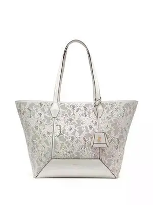 JIMMY CHOO Medium Tote Bag With Hanging Charm