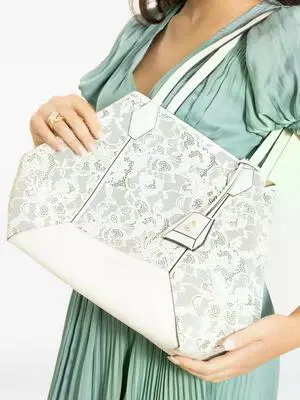 JIMMY CHOO Medium Tote Bag With Hanging Charm
