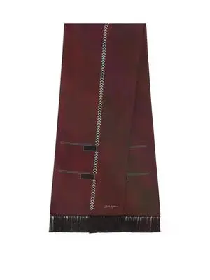 Dolce & Gabbana Fringed Printed Scarf
