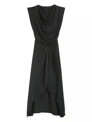 BOSS Wrap Midi Dress - Grey