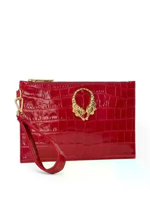 Roberto Cavalli Leather Clutch Bag