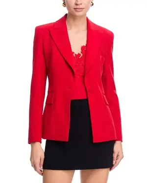 Generation Love Notched Lapel Blazers For Women