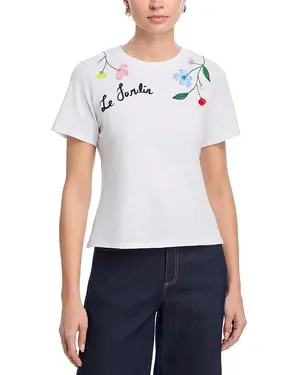 Cinq A Sept Floral T-shirts For Women