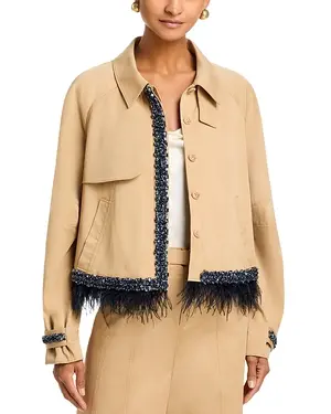 Cinq A Sept Trimmed Outerwear For Women