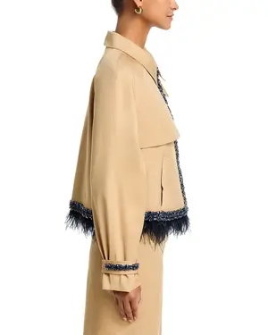 Cinq À Sept Carmila Jacket - Khaki/navy