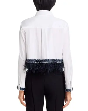 Cinq À Sept Sylvan Shirt - White/blue