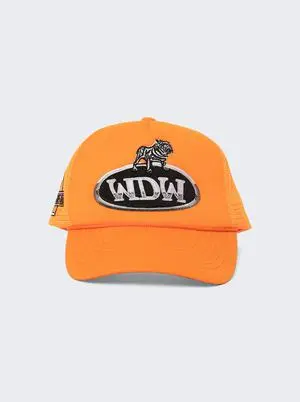 WHO DECIDES WAR BY EV BRAVADO Dale Trucker Cap - Orange