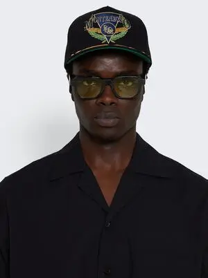 Rhude Montenegro Regatta Trucker Hat - Black