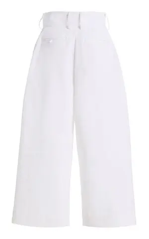 Rosie Assoulin Cotton Poplin Culottes