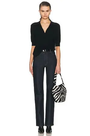 Khaite Shrunken Jo Sweater - Black