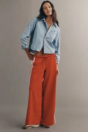 Joe's Jeans Tine Track Pants - Cherry Red