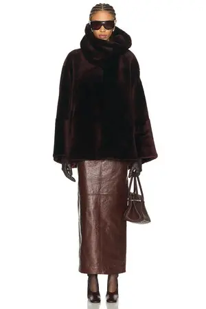 Nour Hammour Lodge Shearling Coat