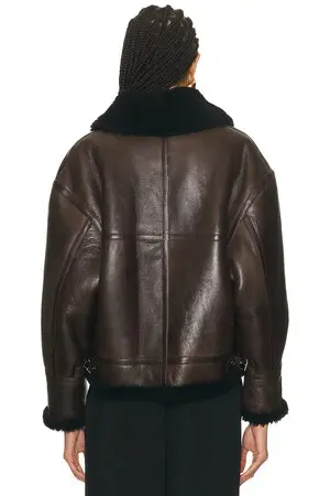 Nour Hammour Portia Shearling Jacket