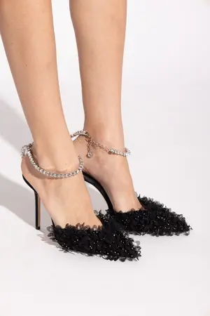 JIMMY CHOO Saeda Heeled Shoes - Black