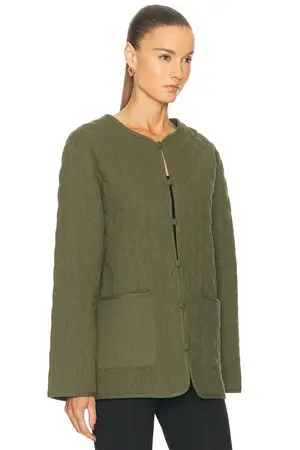 Donni. The Quilted Loop Jacket