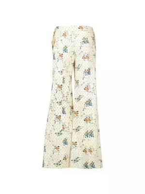 Borgo De Nor Floral Twill Trousers