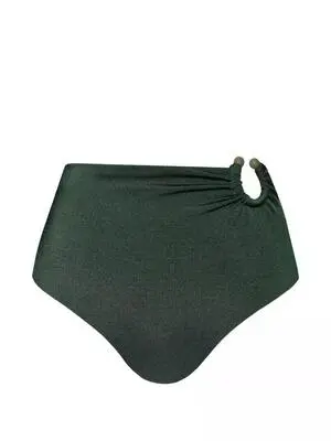 Johanna Ortiz Taita Ring-detail Bikini Bottom - Green