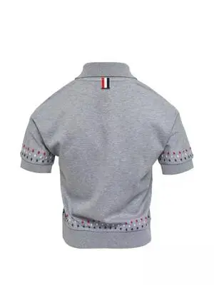 Thom Browne Star-motif Polo Top