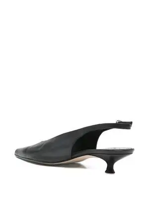 AeydĒ Camila Heeled Slingback Pumps - Black