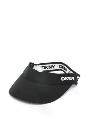 Dkny Logo Tennis Visor - Black