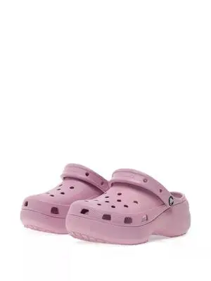 CROCS Platform Perforated Mules