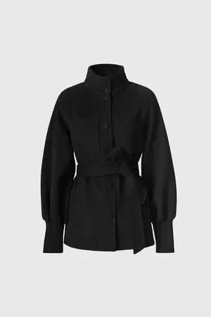 Mackage Shania Double-face Wool Jacket - Black