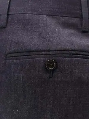 LARDINI Cotton And Linen Trousers