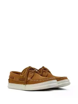 Camper Runner Four Lace-up Boat Shoes - Brown