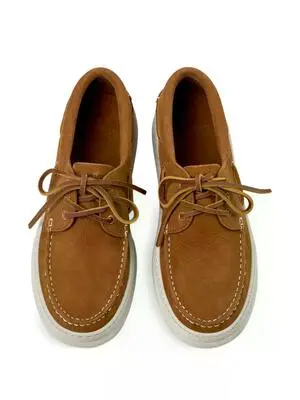Camper Runner Four Lace-up Boat Shoes - Brown