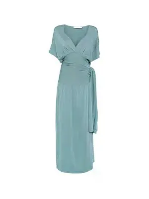 AYA MUSE Aurora Cut-out Maxi Dress - Blue