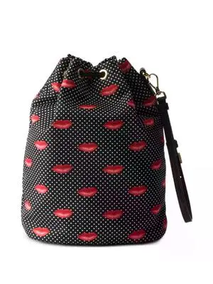 Prada Re-nylon Polka-dot Pouch