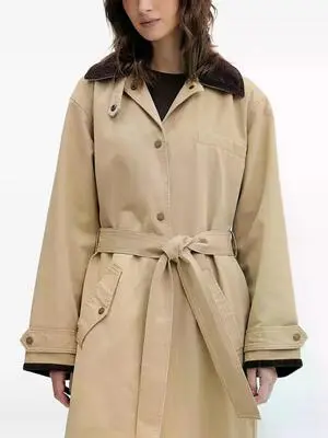Abercrombie Belted Long Coat