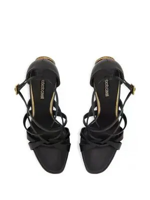 Roberto Cavalli Serpentine Stiletto Sandals