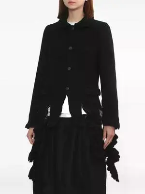 BLACK COMME DES GARÇONS Ruffled Jacket